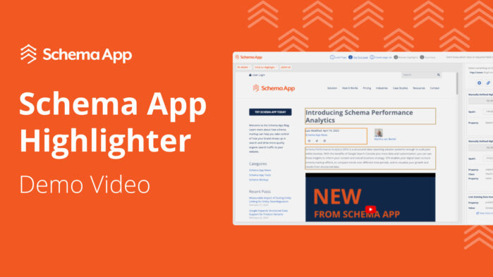 Schema App Highlighter | Demo Video | Schema App Solutions Schema App Highlighter | Demo Video | Schema App Solutions